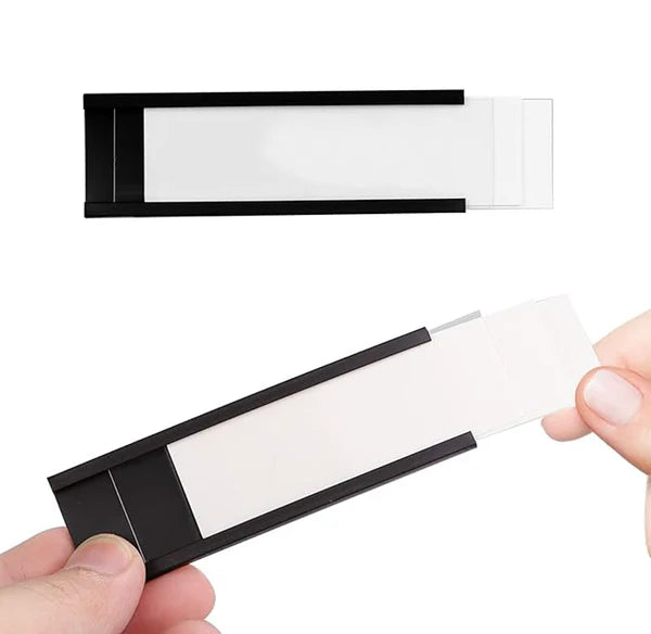 Magnetic Label Holder C-Channel Set – 90mm x 29mm x 1.1mm | Includes P ...