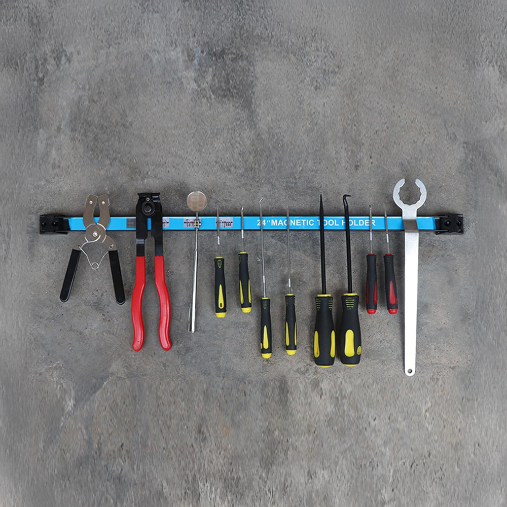 Magnetic Tool and Knife Rack with Detachable Wall Brackets | 24 inches ...