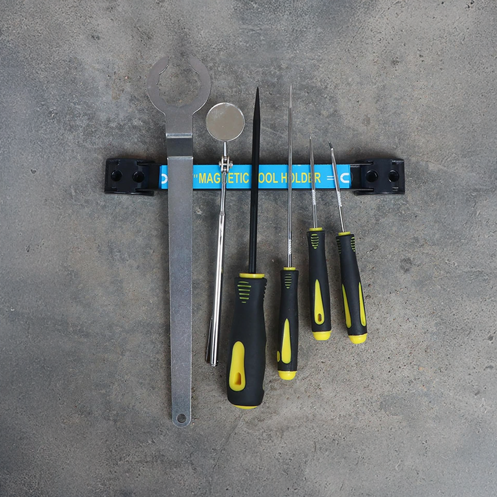 Magnetic Tool and Knife Rack with Detachable Wall Bracket | 8 Inch ...