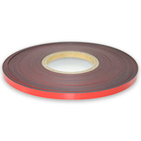 Magnetic Tape - Red | 10 mm x 0.8 mm x 30 meters – AMF Magnets USA